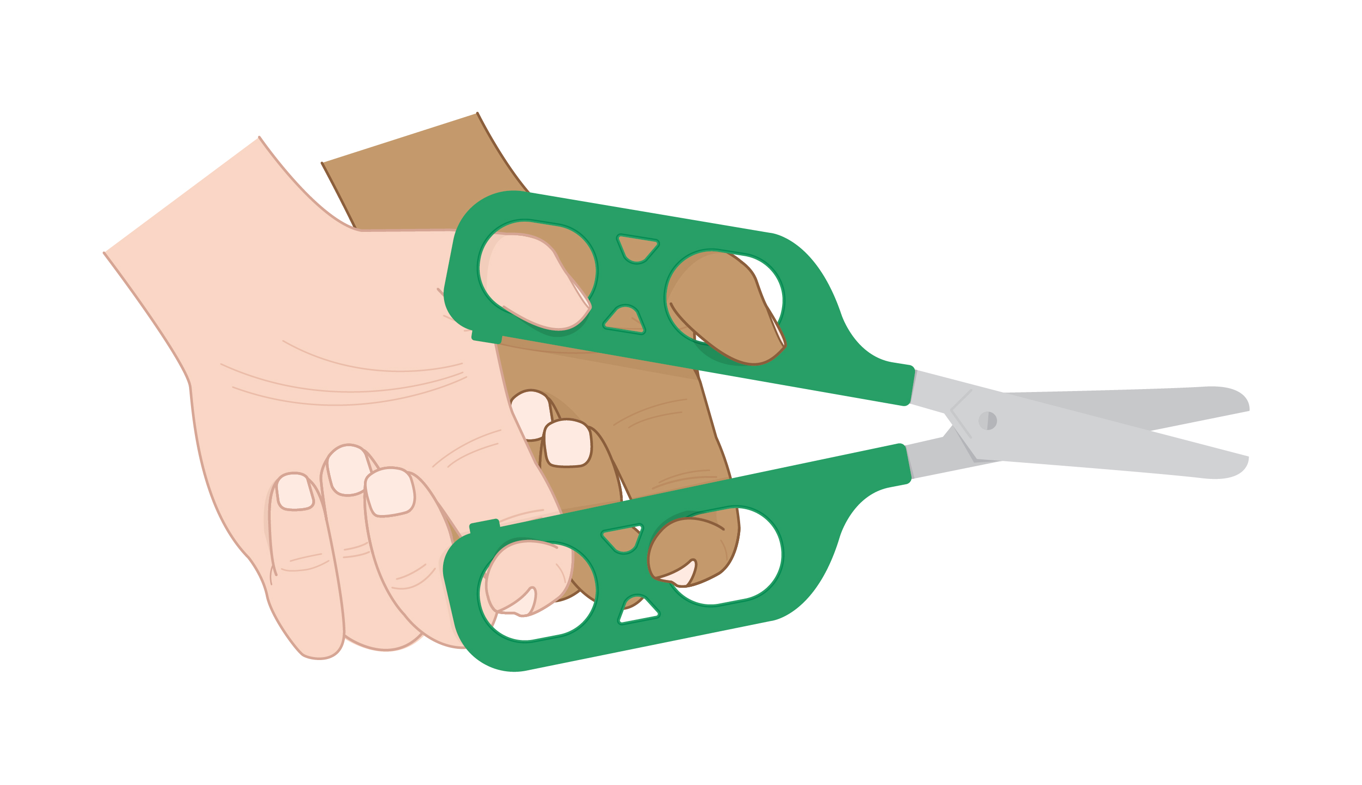 Dual Control Teaching Scissors - Peta UK - Easi grip