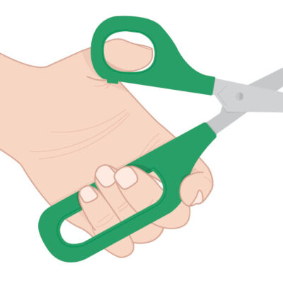 Long Loop Self-Opening Scissors - Peta UK - Easi grip